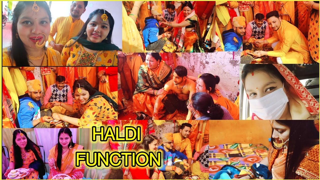 MERE JETH KO LGI HALDI II HM SB GYE HALDI M II HADLI FUNCTION II ...