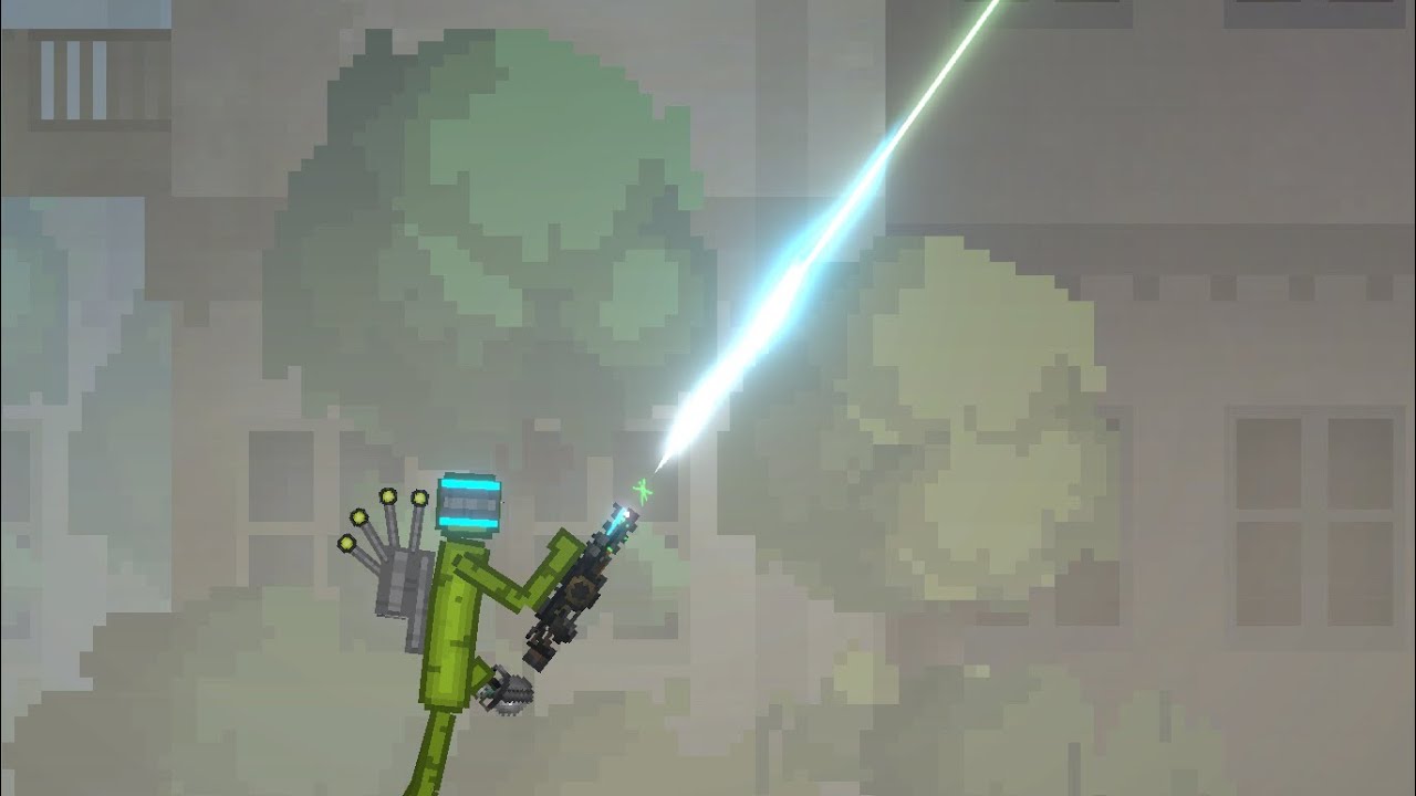 My main character in melon sandbox - YouTube