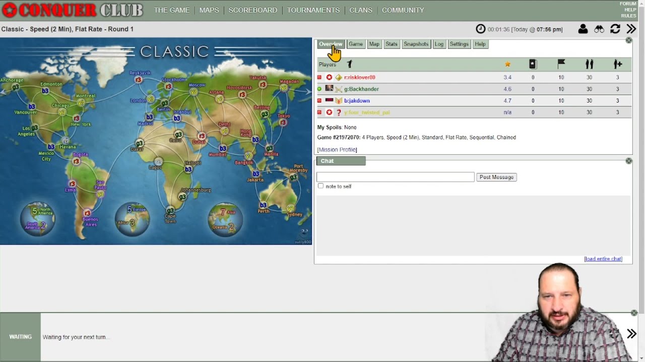 Conquer Club Speed Game Classic Fixed - YouTube
