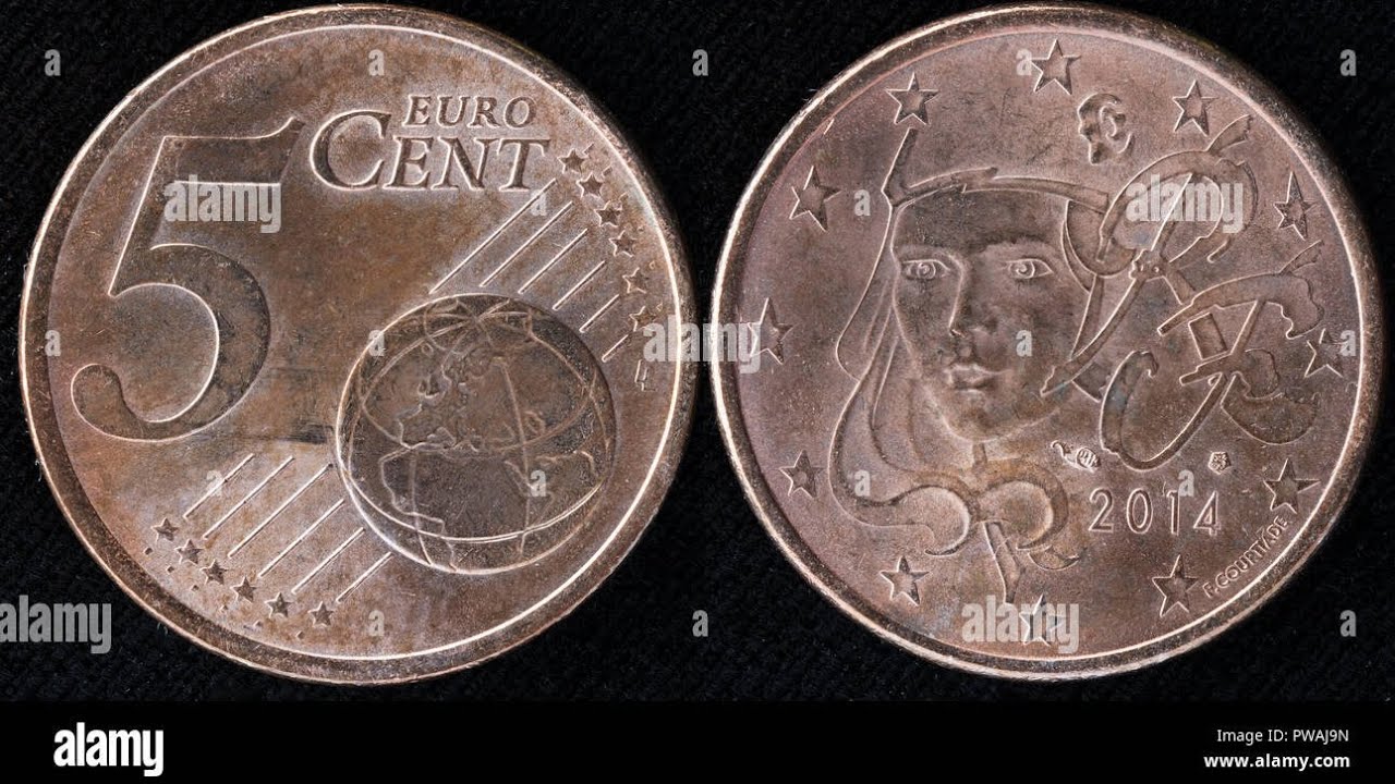 5 EURO CENT COIN 2014 FOR EUROPEN - YouTube
