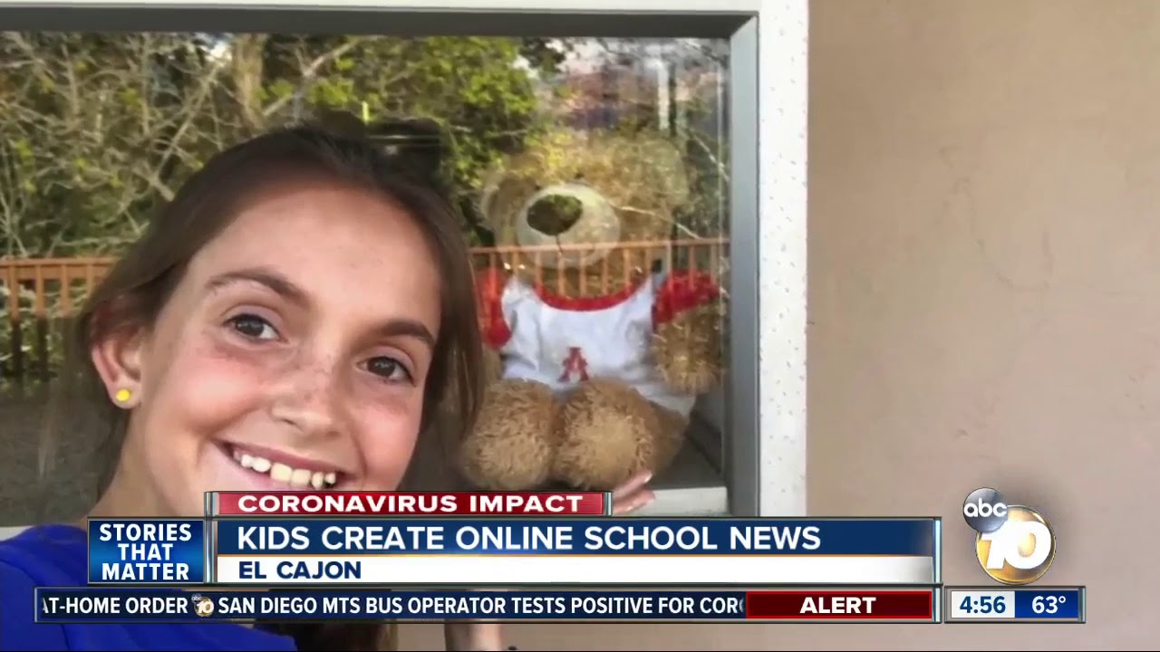 Kids create online school news - YouTube