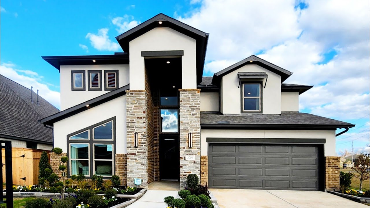 Step inside this Modern Texas CUSTOM HOME with 2 kitchens & MORE! - YouTube