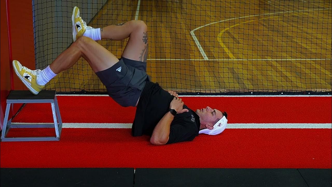 Single Leg Hamstring Bridge Eccentric Drop Catch - YouTube