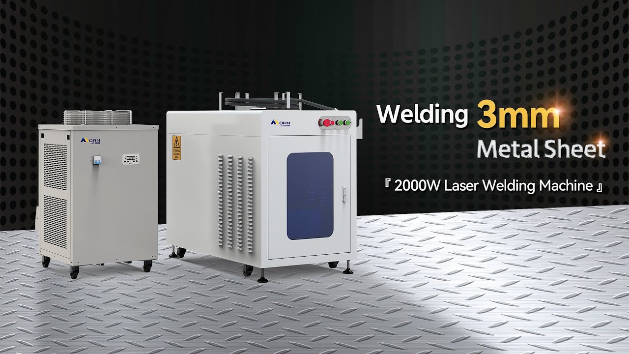 Morn 2KW / 2000W Handheld Laser Welding Machine Weld 3mm Metal - YouTube
