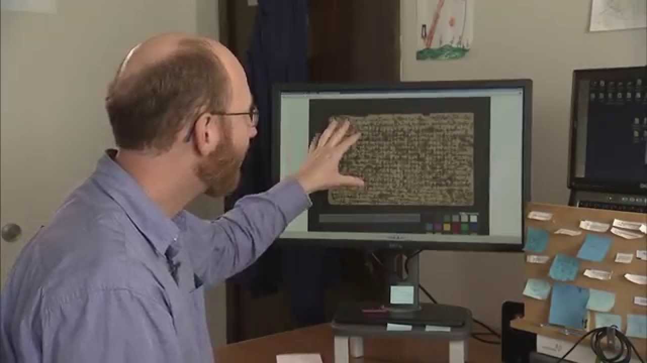 Revealing Hidden Text With Spectral Imaging - YouTube