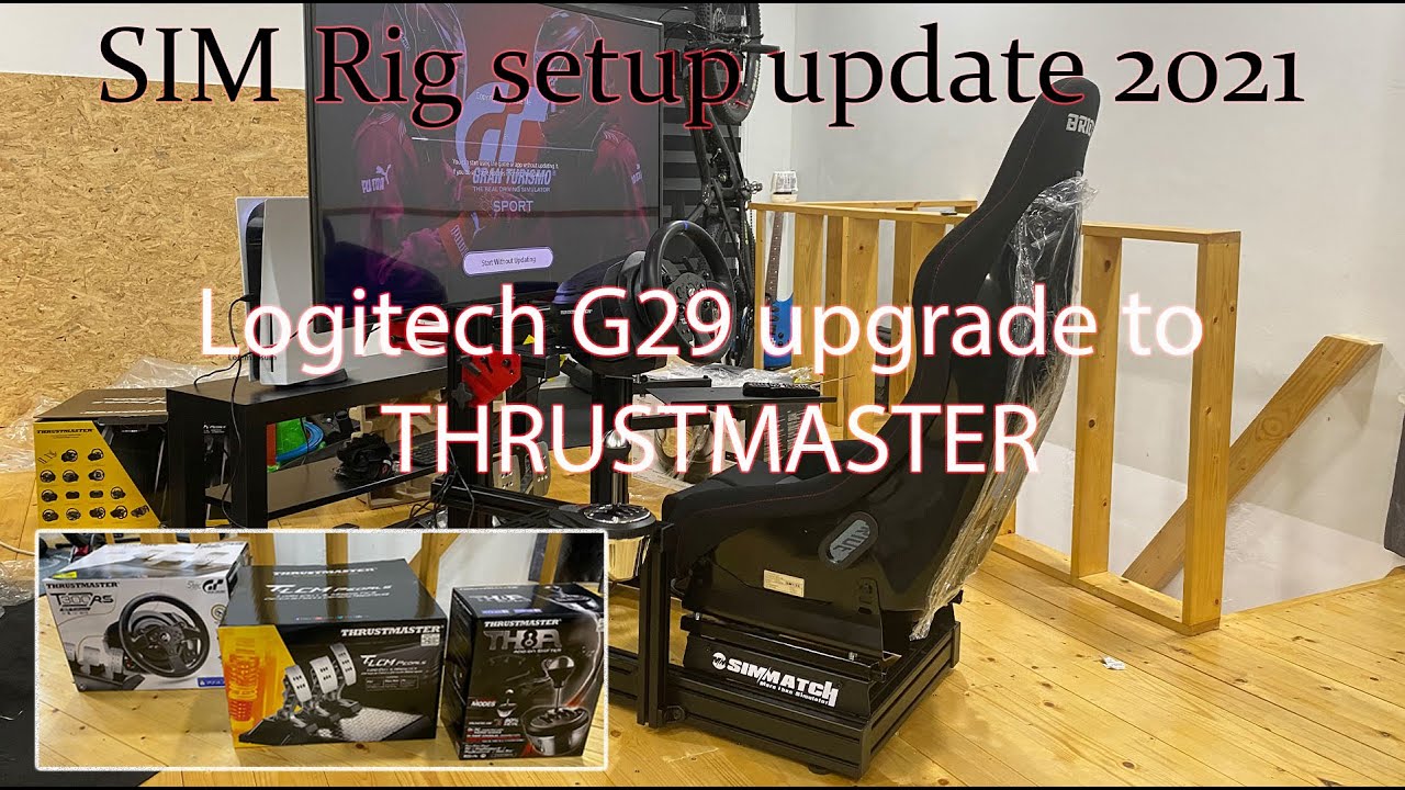Logitech G29 + shifter upgrade to ThrustMaster set. Installation and ...