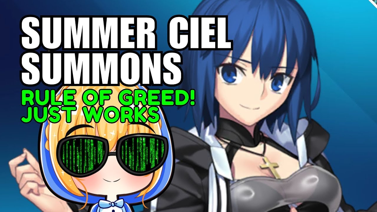 [FGO] Rule of Greed ruling SUMMER CIEL SUMMONS - YouTube