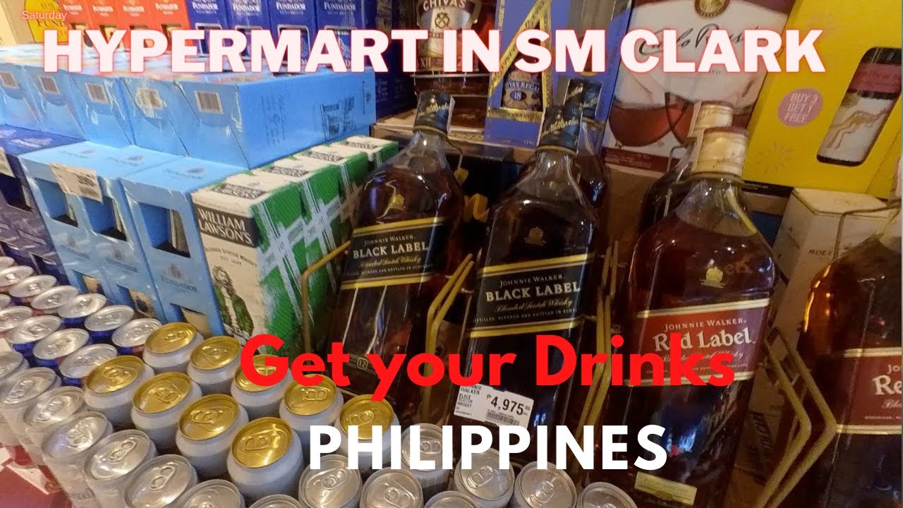 SM Clark Hypermart Compare liquor prices. - YouTube