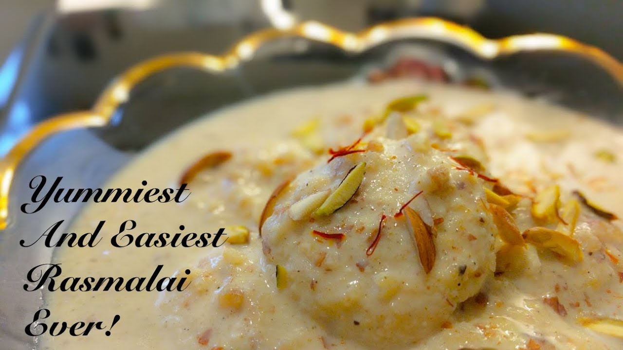 Best & Easiest Rasmalai Ever! One of the MOST DELICIOUS Indian Sweet ...