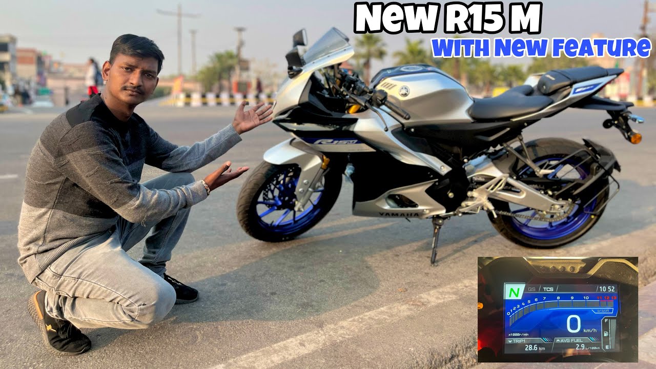 2023 Yamaha R15M New TFT Meter console & New Features || Ankit vlogs ...