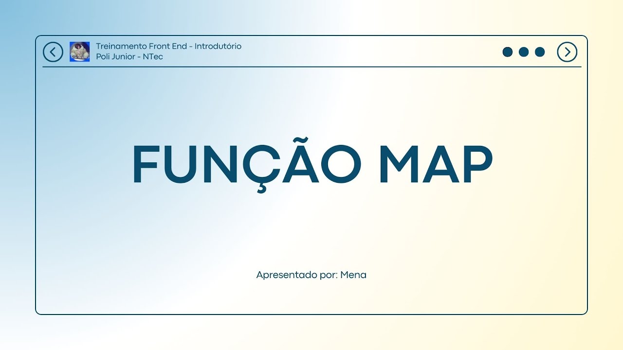 Função Map Youtube 6564