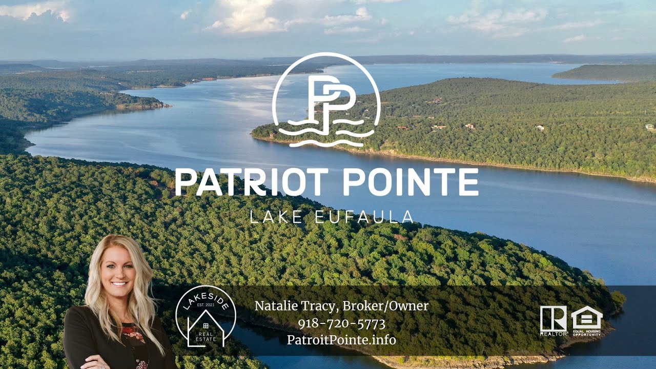 Patriot Pointe - Lake Eufaula, Oklahoma - Lakefront Lots - YouTube