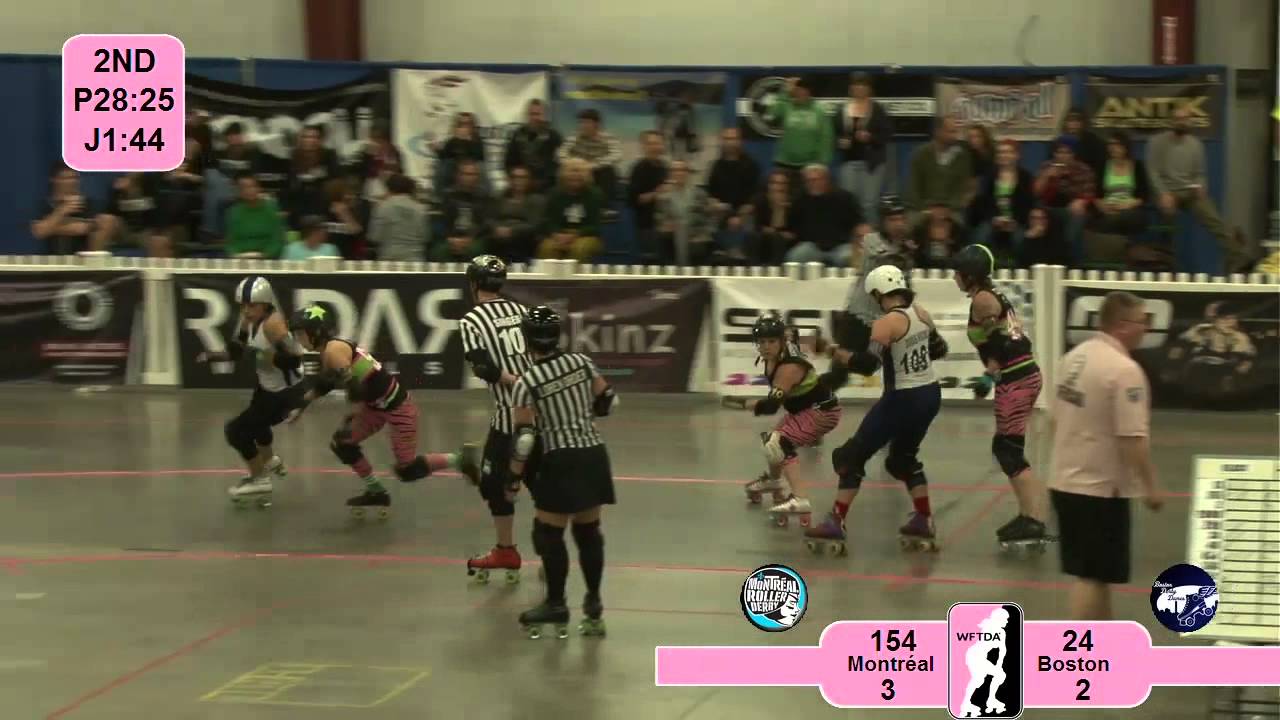 Montréal Roller Derby vs Boston Derby Dames - 2012 East Region Playoffs ...