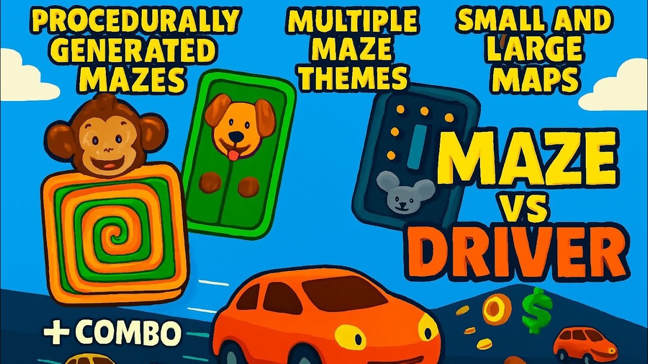 Maze Vs Action Driver - YouTube