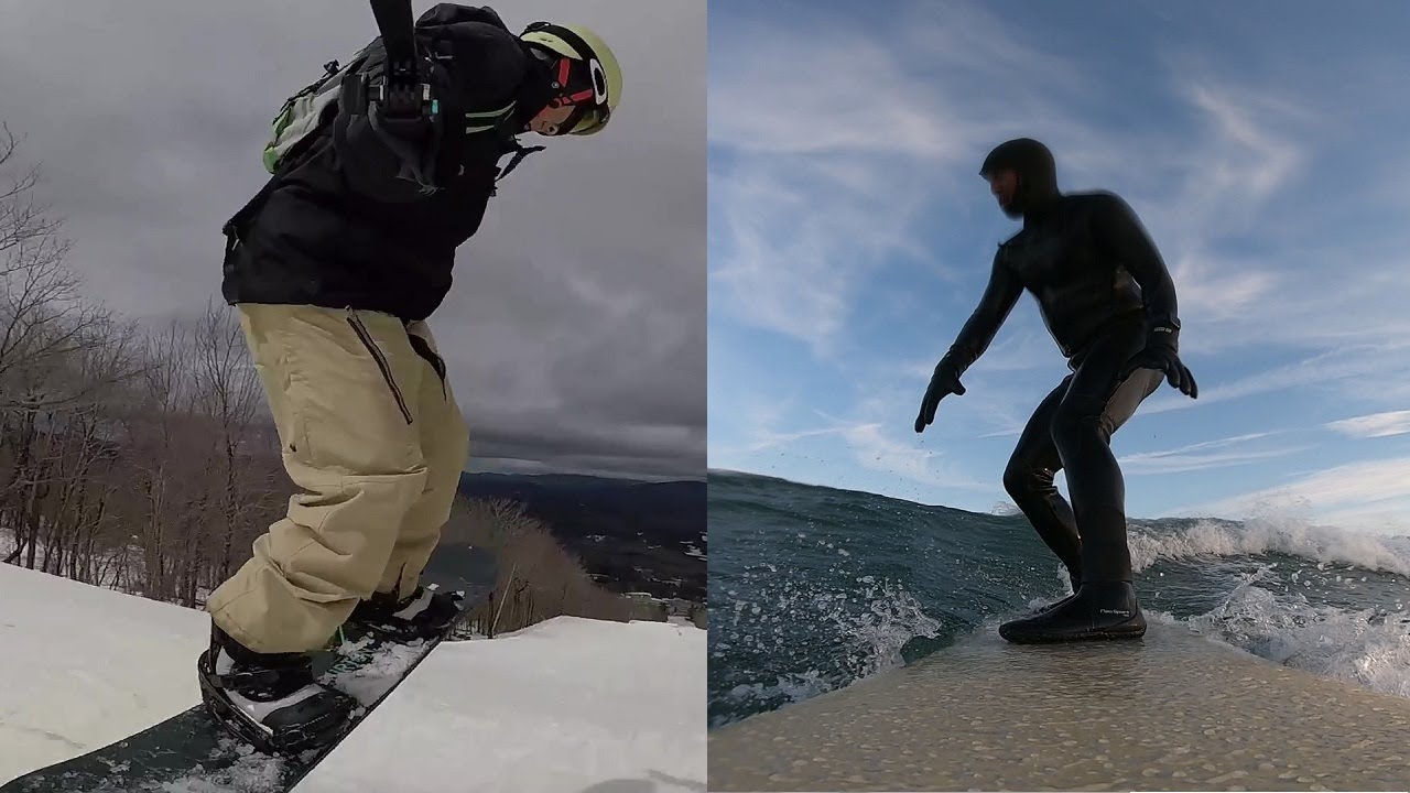 Snowboarding and Surfing Same-Day: New England Double! Which do you ...