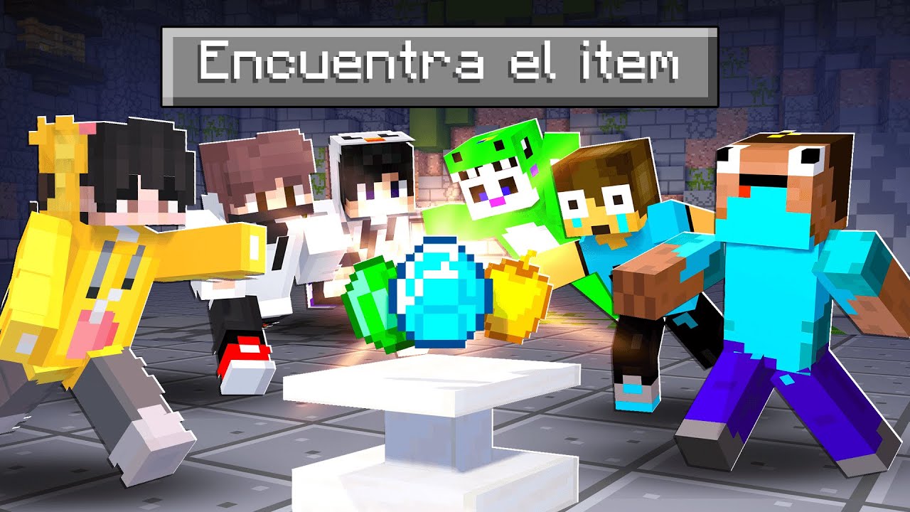 Hicimos una CARRERA de ITEMS en MINECRAFT - YouTube