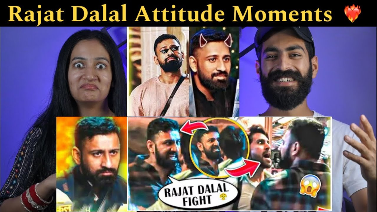 Reaction On : Rajat Dalal Attitude & Aggressive Moments In Bigg Boss ...