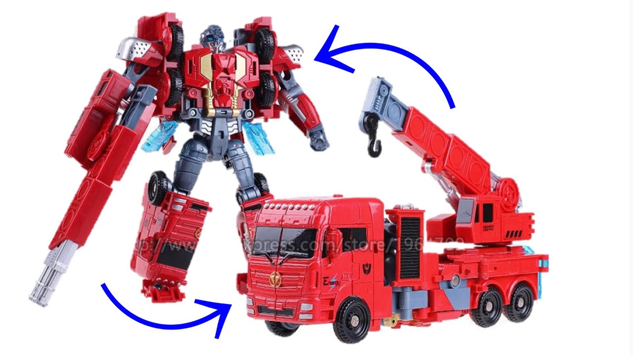 Transforming Robot | ROBOT to CRANE TRUCK - YouTube