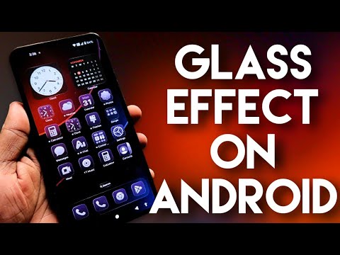 Activate IOS Glass Effect On Android - YouTube