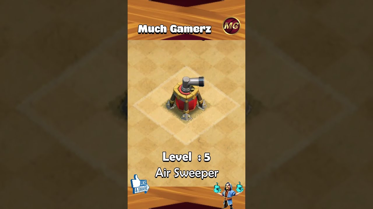 Air Sweeper Upgrading | Clash of Clans - YouTube
