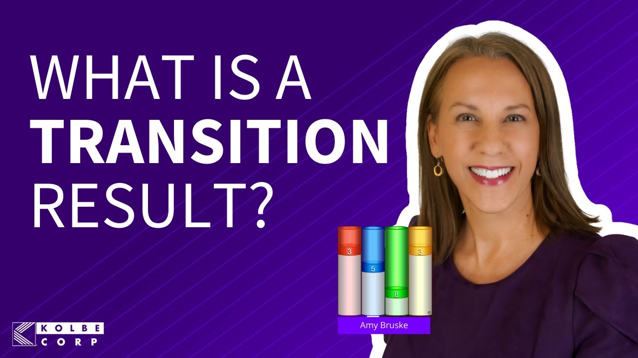 What is a Kolbe Transition Result? - YouTube