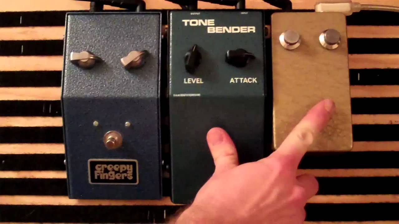 Creepy Fingers Zonk Machine DAM MKI Tonebender Jerms MKI Tonebender ...