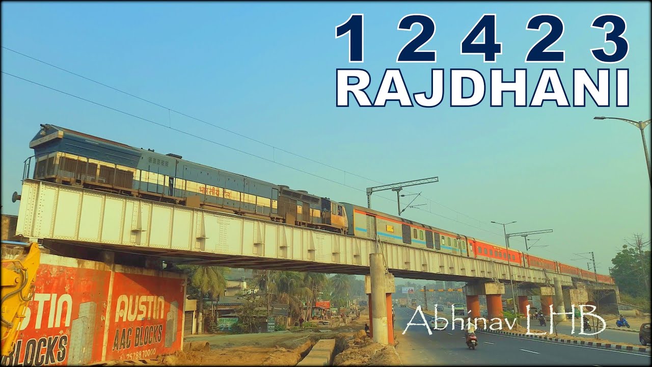 DIESEL: 12423 Dibrugarh - NDLS Rajdhani Express with NGC WDP4 EMD ...