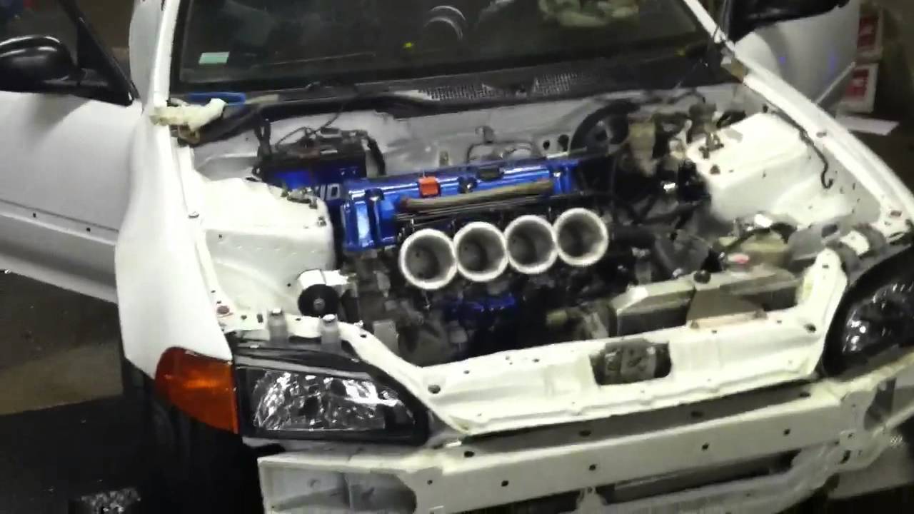 Team KOS K20/K24 ITB bubble - YouTube