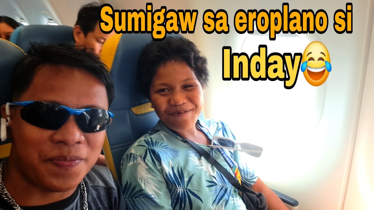 Nagulat ang pasahiro sumigaw si inday sa eroplano😂 @PugongByahero - YouTube