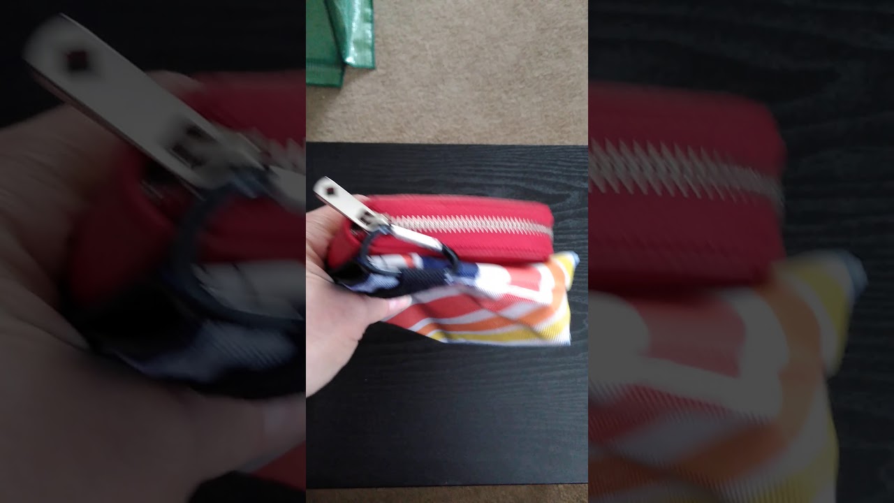 Thirty-one Clear clip pouch - YouTube
