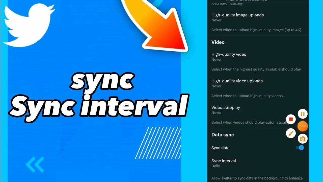 How To Fix Sync Interval On Twitter App - YouTube