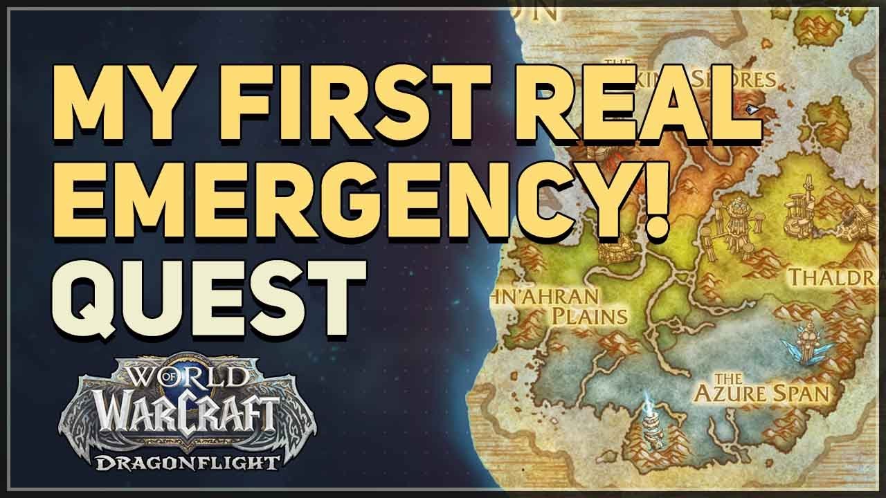 My First Real Emergency! WoW Quest - YouTube