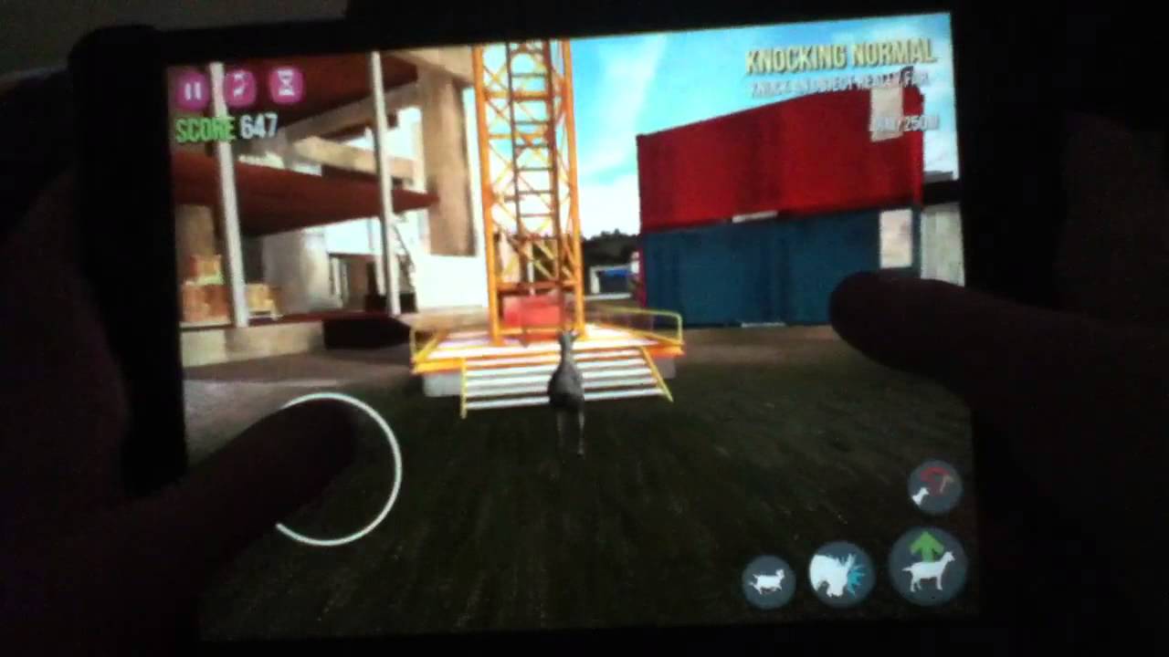 Goat simulator - #1 - CRANE - YouTube