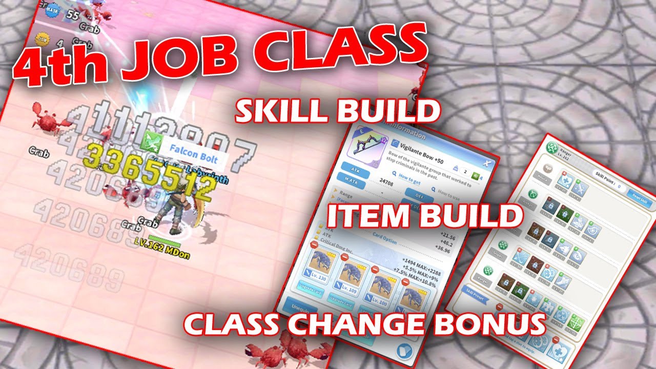 4th JOB CLASS- SNIPER TO RANGER - COMPLET GUIDE - RAGNAROK LABYRINT NFT ...