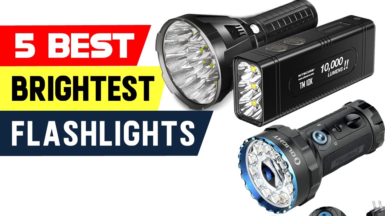 Top 5 Best Brightest Flashlights Reviews of 2024 - YouTube