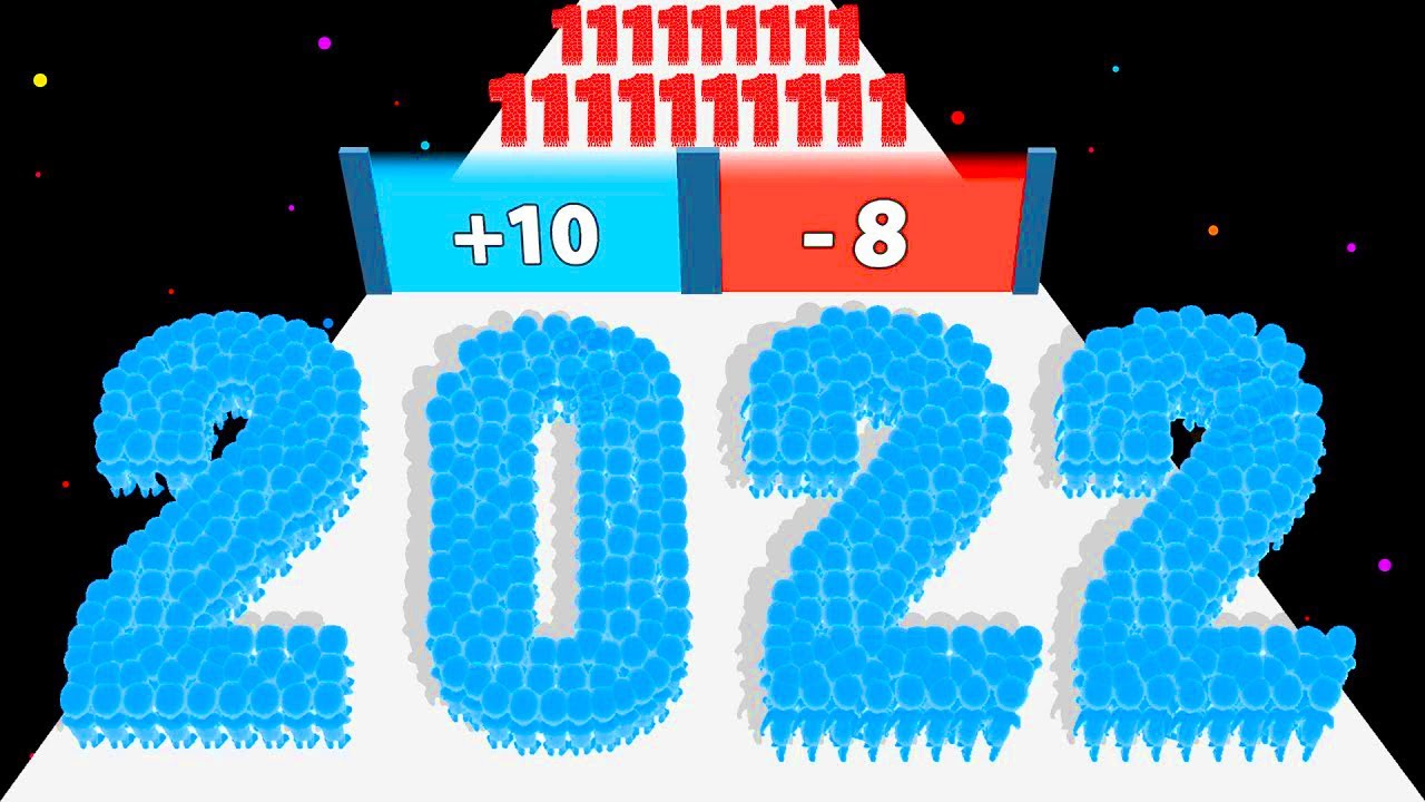 CROWD NUMBER RUN 3D Games New Levels Walkthrough Mobile Gameplay - YouTube