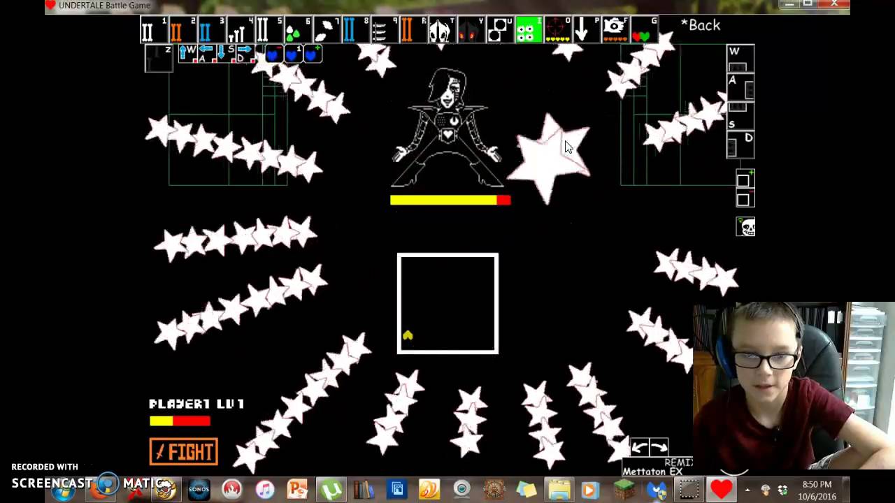 Undertale battle simulator #1 - YouTube