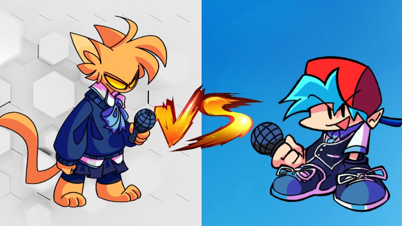 Friday Night Funkin' but BF Meets GF in High School Maginage Matches ...