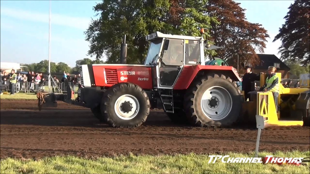 Trekkertrek Nunspeet 2015-M. Smit-Steyr 8180-7,5t standaard - YouTube