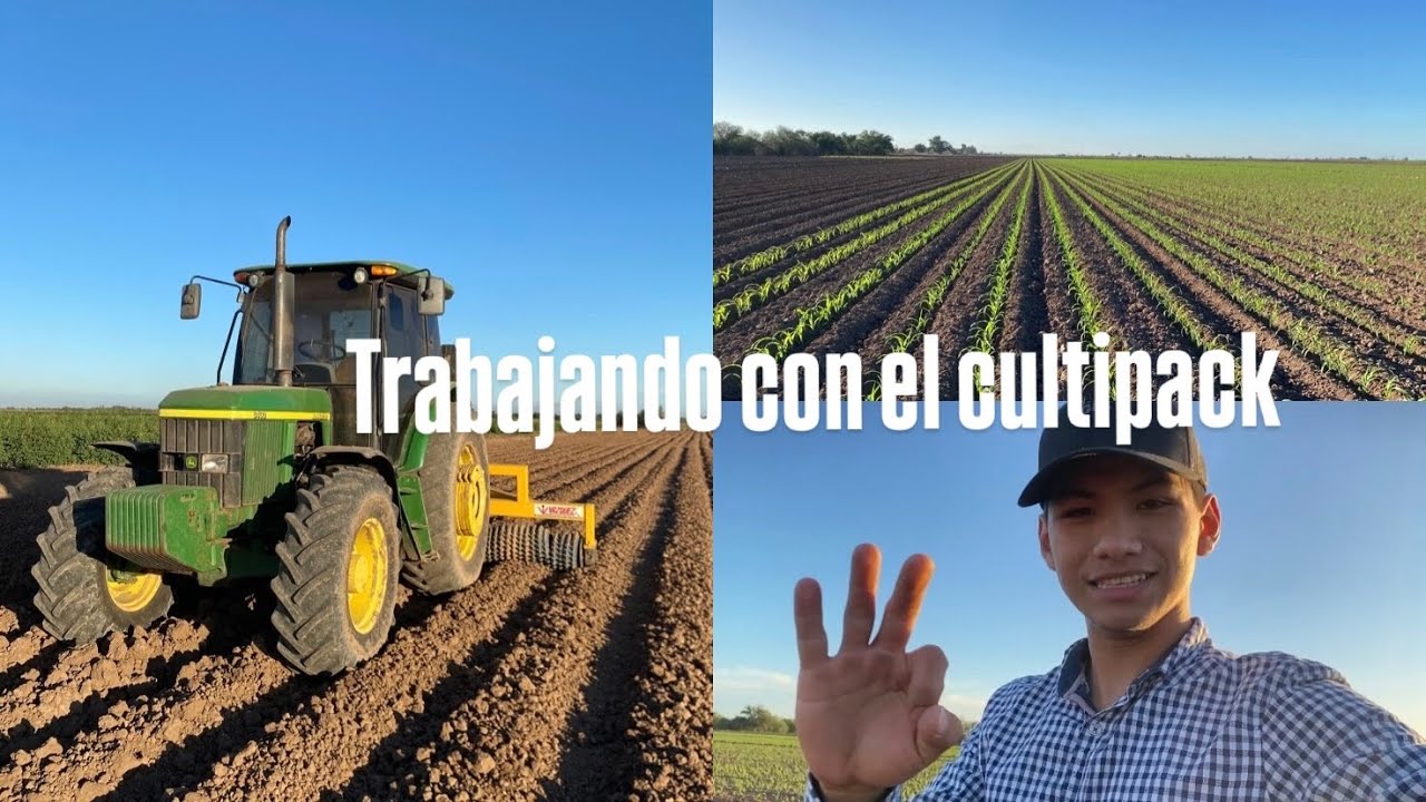Este es el trabajo más fácil que se puede hacer con un tractor ...