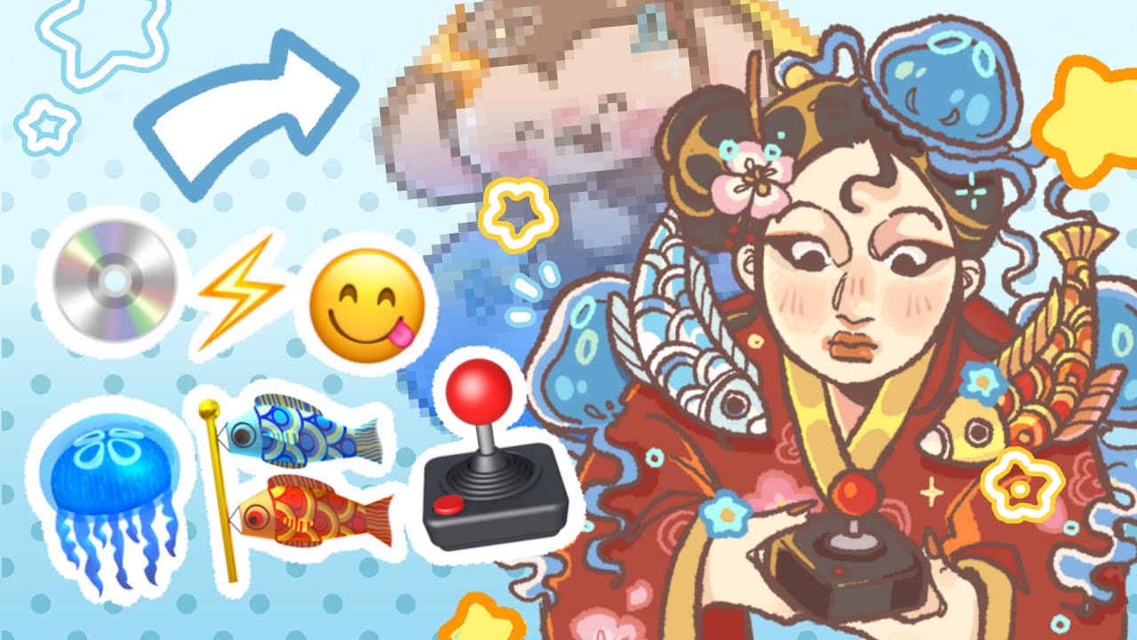 Turning YOUR 3 random EMOJIS into DRAWINGS! 🩵 - YouTube