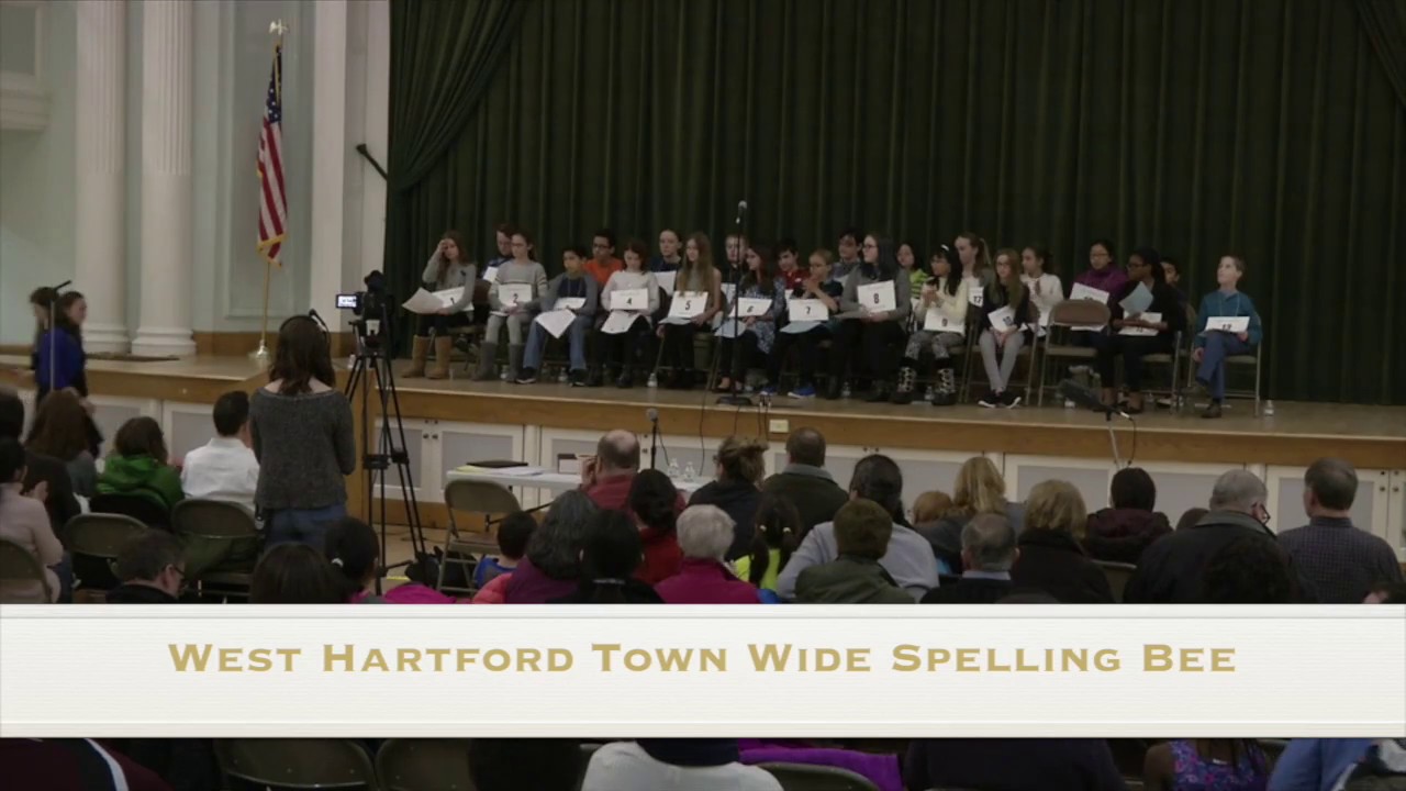 West Hartford Spelling Bee (January 2017) - YouTube