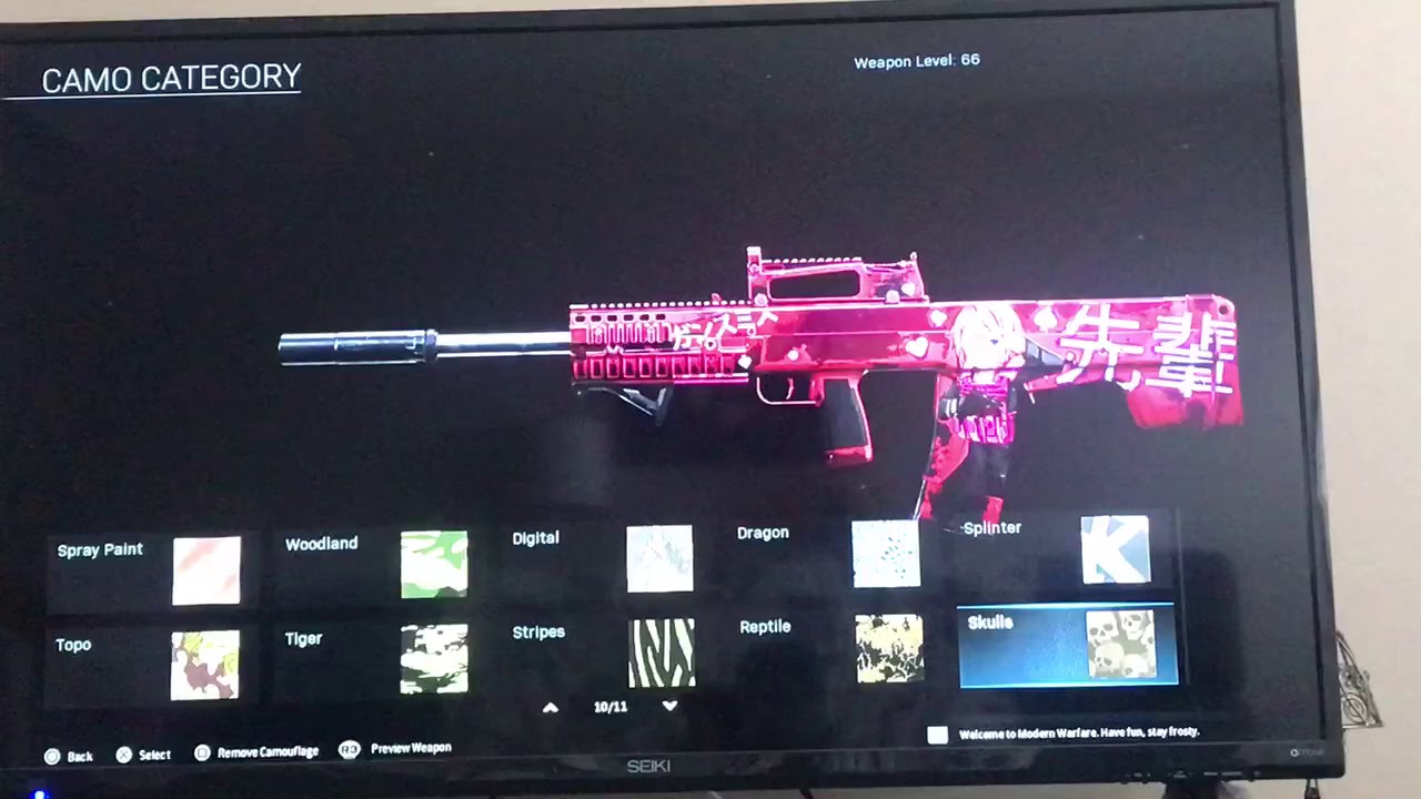 BLUEPRINT/CAMO CUSTOMIZATION !!! ODEN , MODERN WAREFARE - YouTube