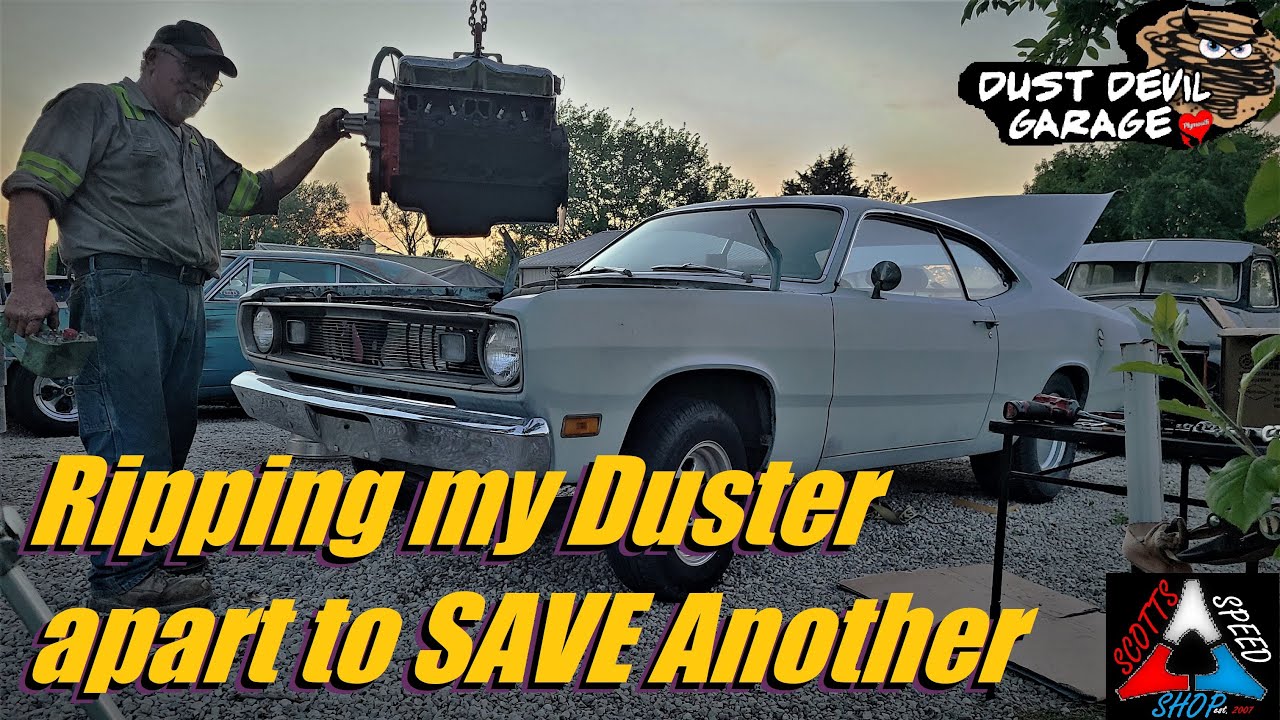 Tearing my 1970 340 Duster apart to save @DustDevilGarage "Knuckle ...