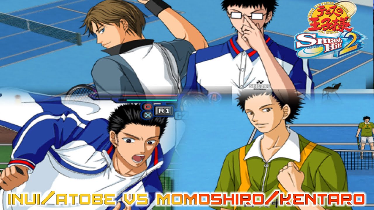 Prince of Tennis: Smash Hit! 2 (Inui/atobe vs momo/kentaro) Doubles ...