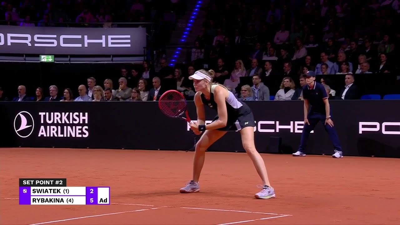 Stuttgart Open 2024 Iga Swiatek vs Elena Rybakina | Tennis Highlights 🔴 ...