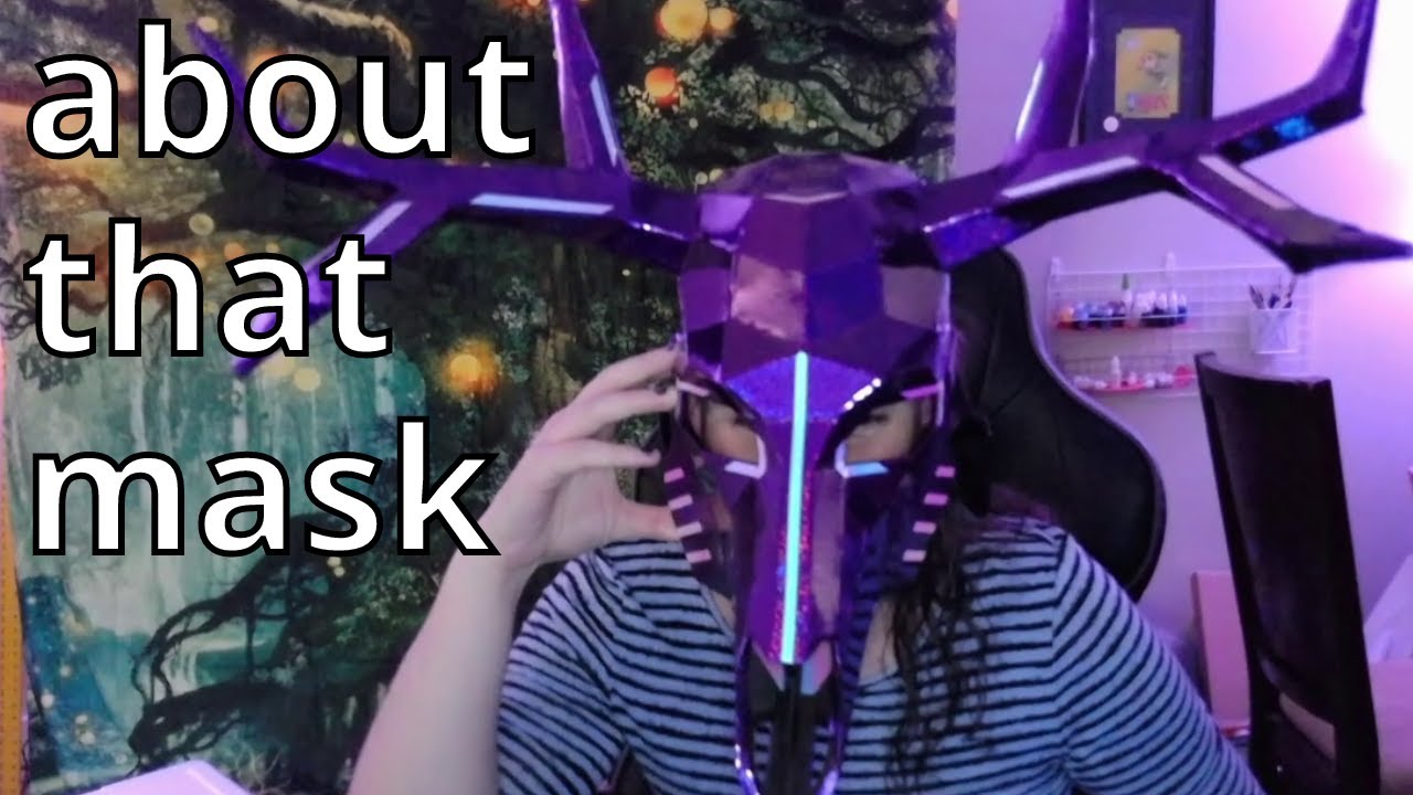 about that purple skull mask (and creativity and why YOU SHOULD DO THE ...