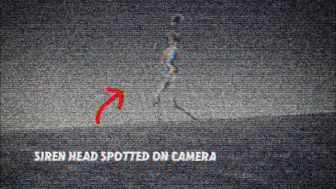 Siren Head Spotted On Camera - YouTube