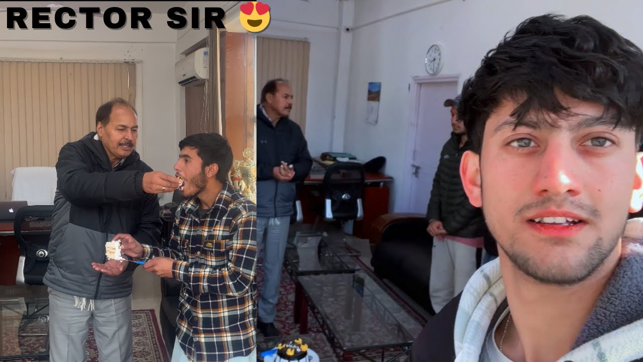 Rector Sir Kia Sath Birthday Celebrate kiya 😍🔥| Campus life | Ramiz ...
