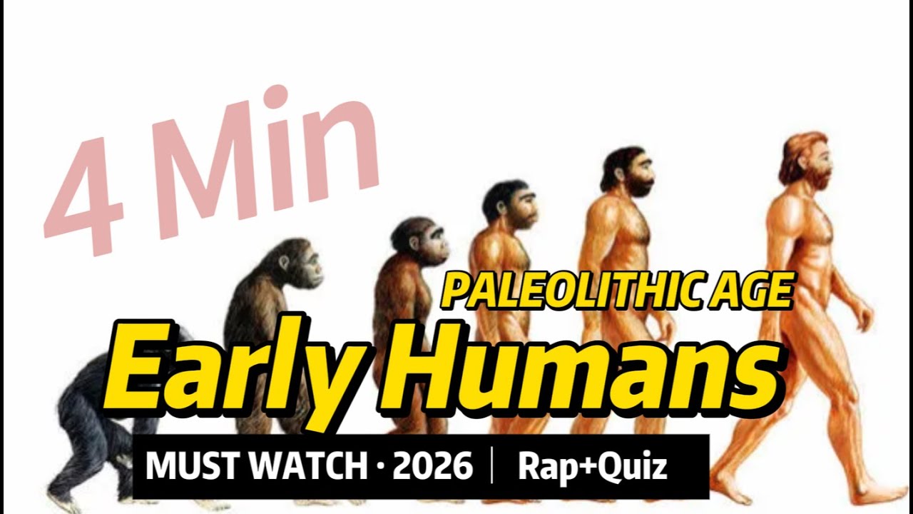 Early Humans | Paleolithic Age | History Rap + Interactive Review Quiz ...